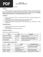 Activity Design Format | PDF | Career & Growth