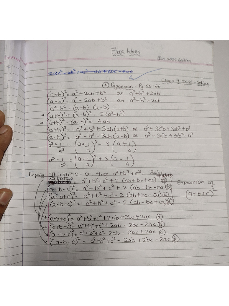 Expansion Class 9 Icse Selina Ex 4A To 4D | PDF