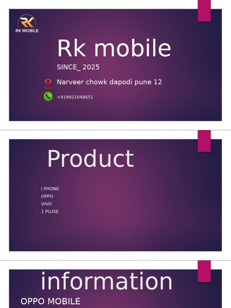 RK Mobile | PDF