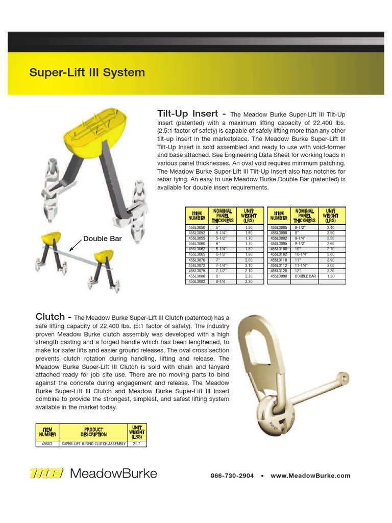 Meadow Burke Super-Lift III Clutch System | PDF | Mechanical Engineering