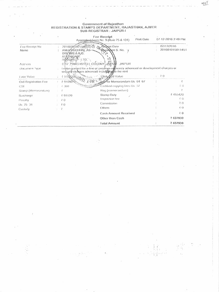 Pari-Residency-CMJAY-Patta (1) | PDF