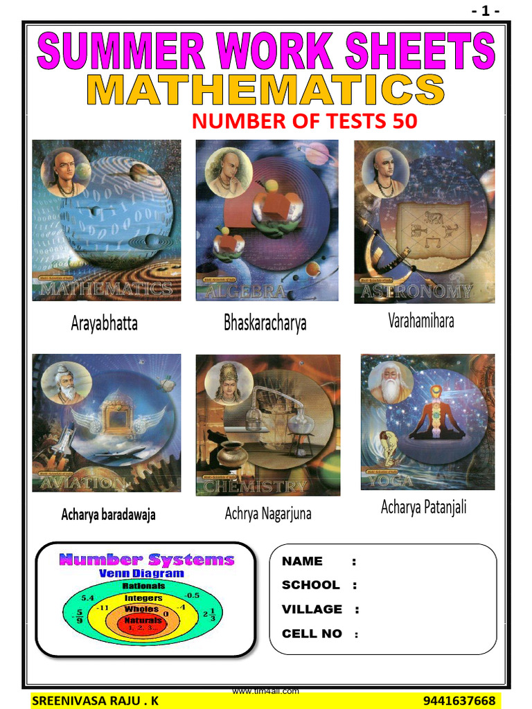 Math Tests on Number Operations | PDF | Lexicology | Mathematical Notation