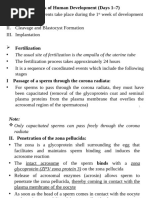 Human Reproduction - Notes - Class 12 - Part 6 - Fertilization and ...