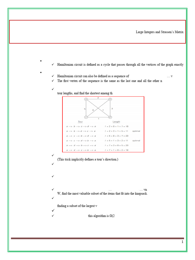 Algorithm Design Techniques Overview | PDF | Applied Mathematics ...