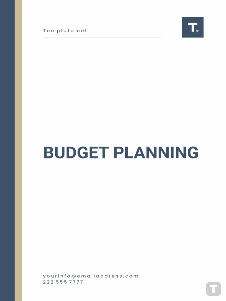 Free Budget Planning Template | PDF