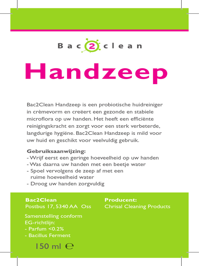 Handzeep | PDF