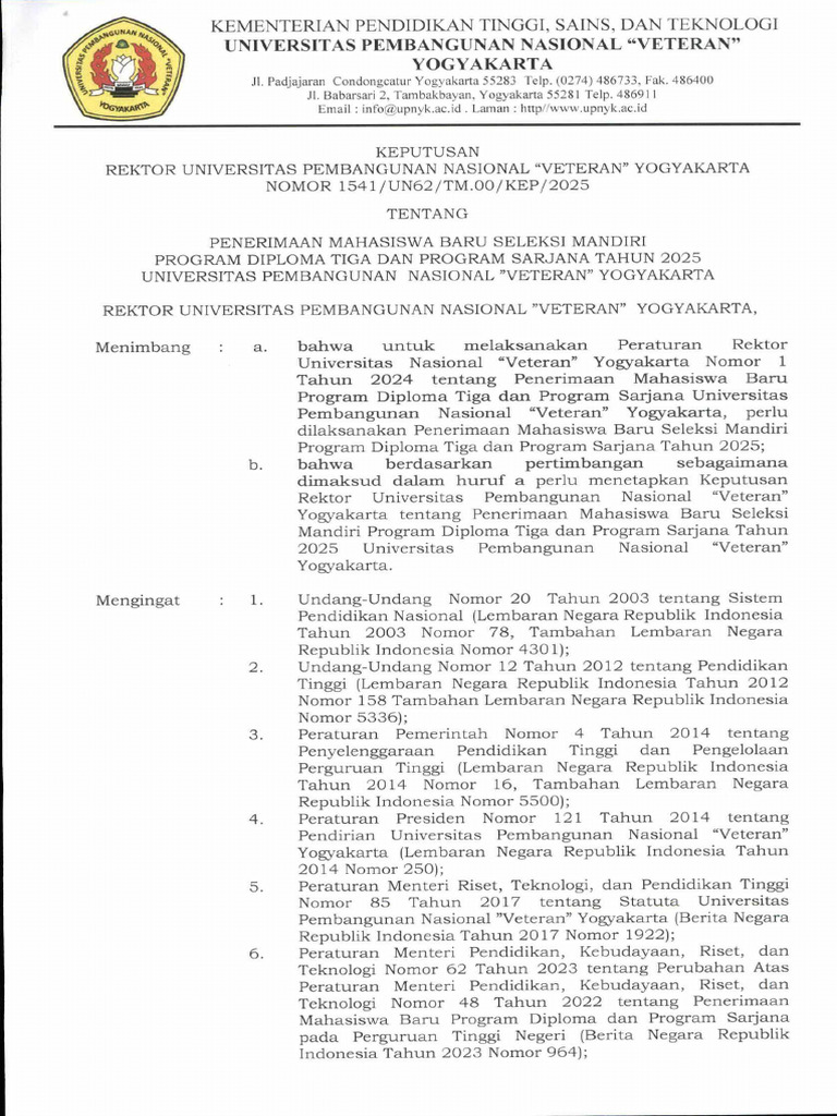 Skep SM Prestasi 2025 | PDF