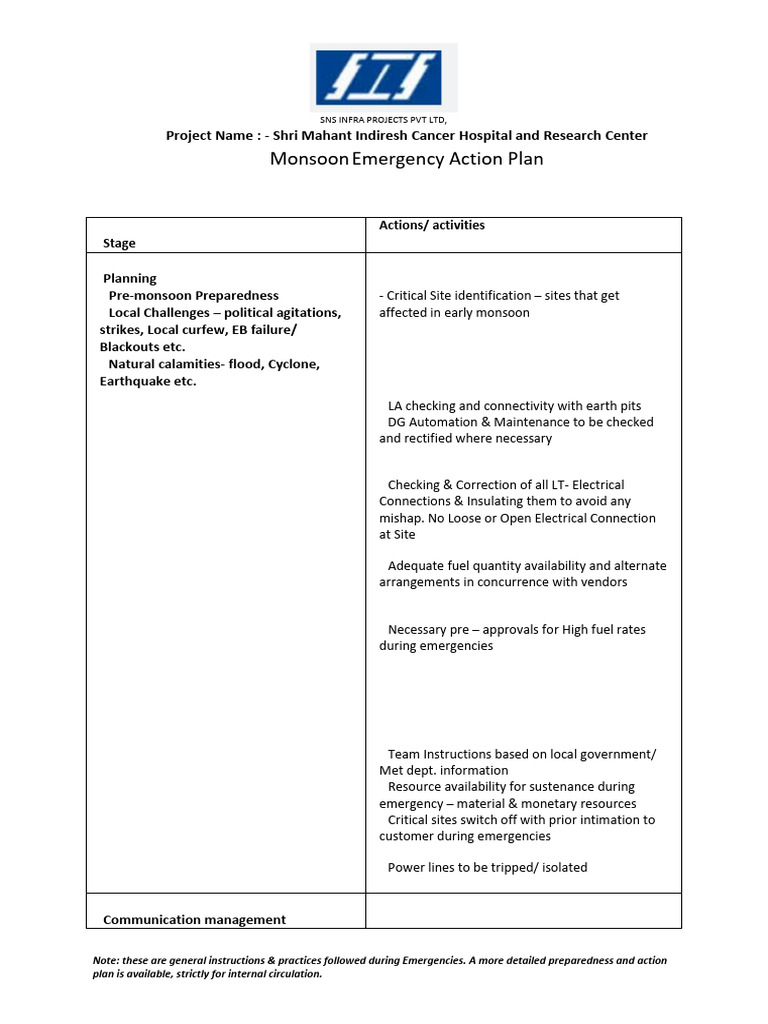 MONSON ACTION PLAN SNS DDN Rv | PDF