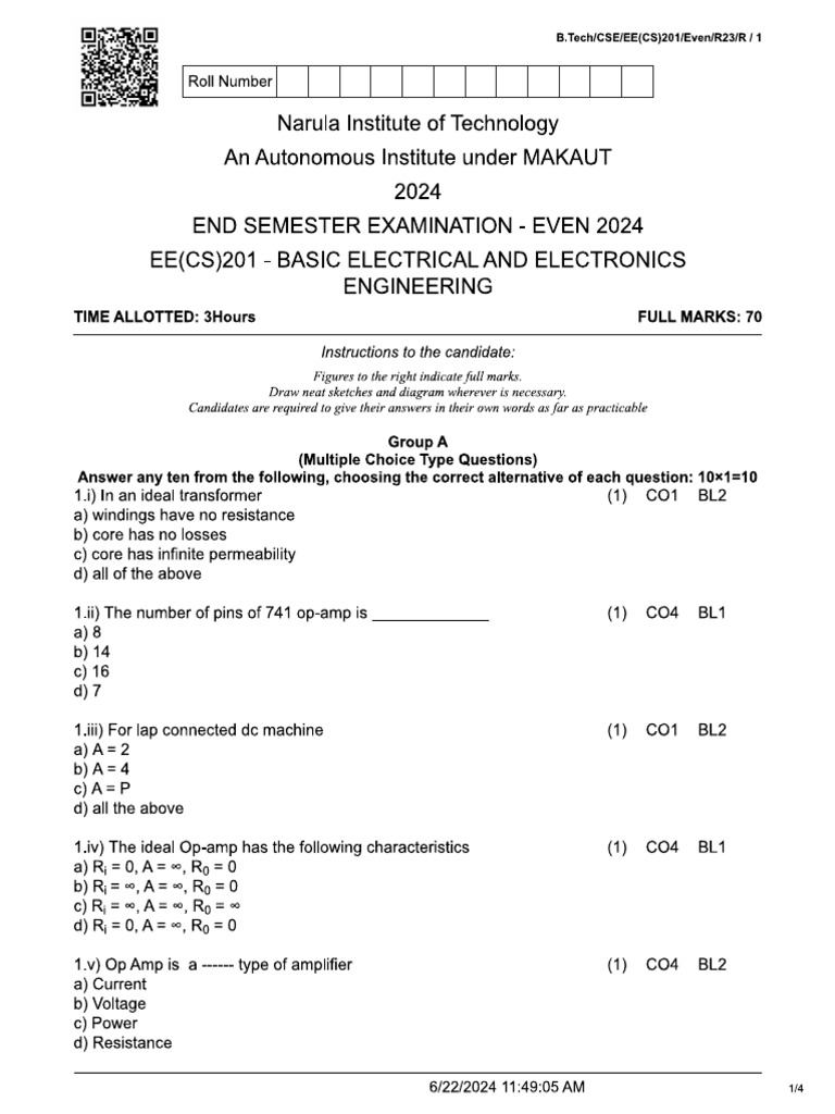 EE(CS)201 | PDF