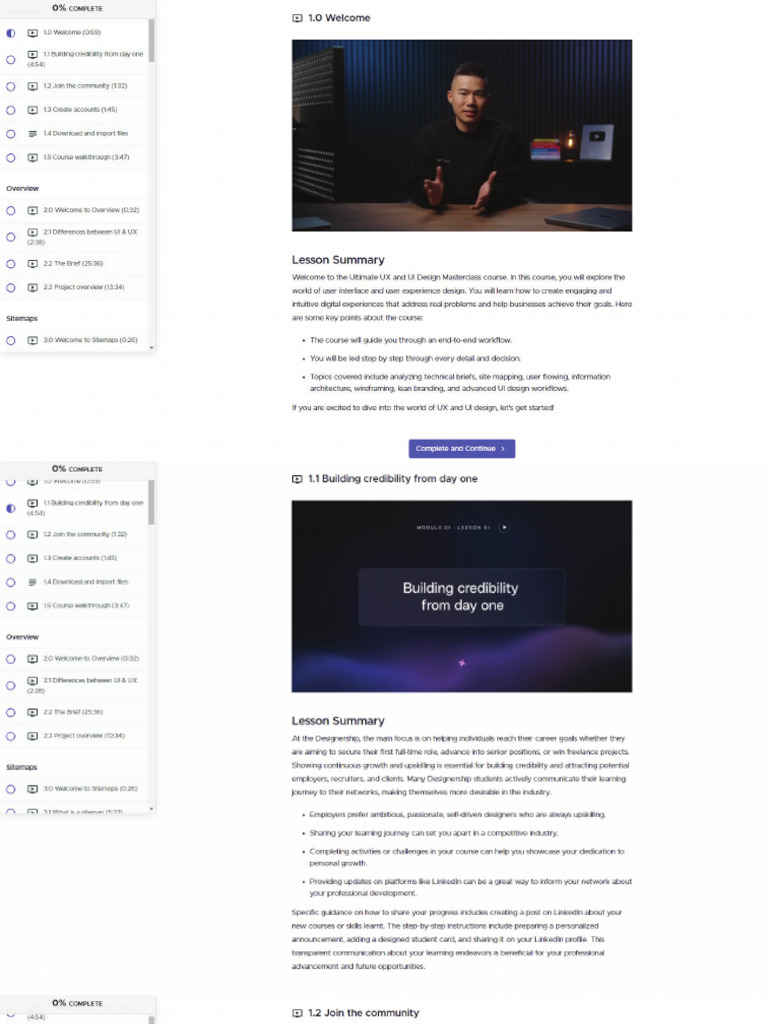 UI/UX Design Course Overview 2025 | PDF | User Interface Design ...