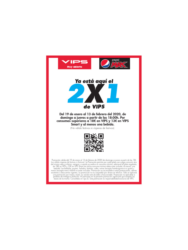 Vips Promo 2x1 Enero Smartbanner | PDF