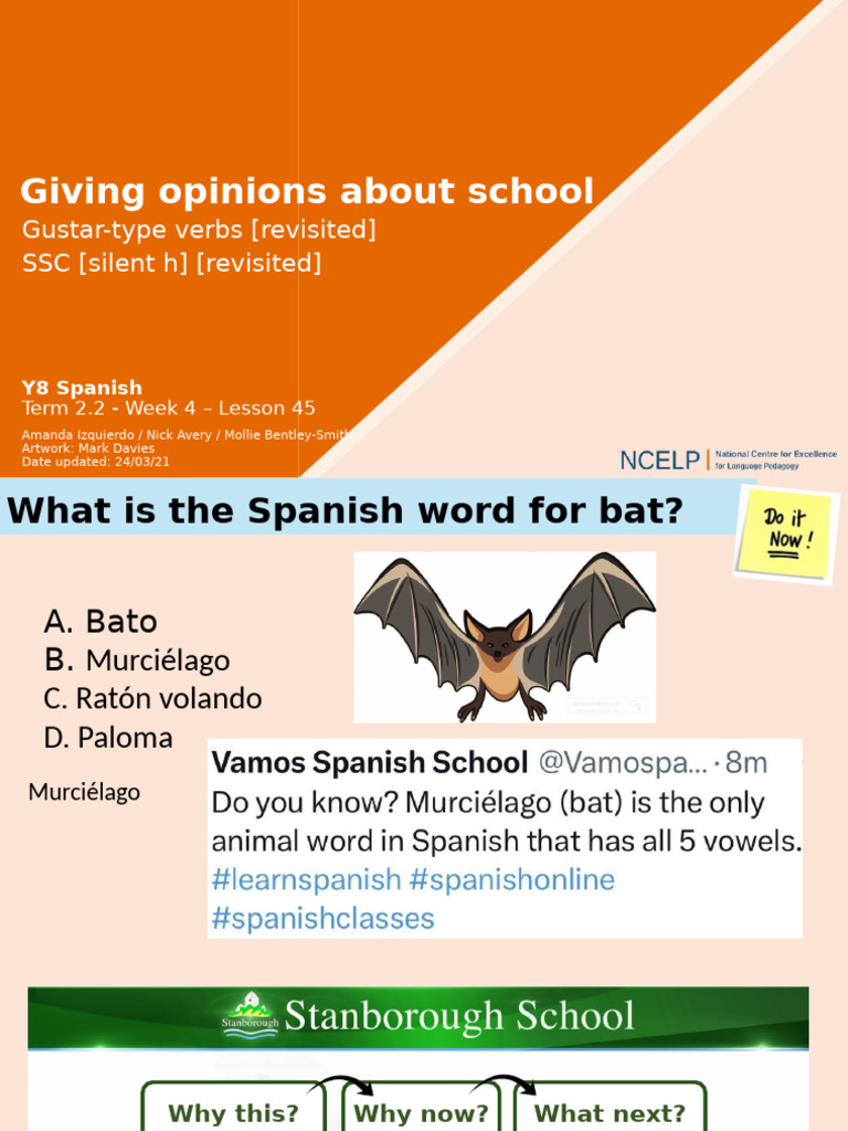 Lesson 2 - Describing School (Singular) CC | PDF | Lingüística