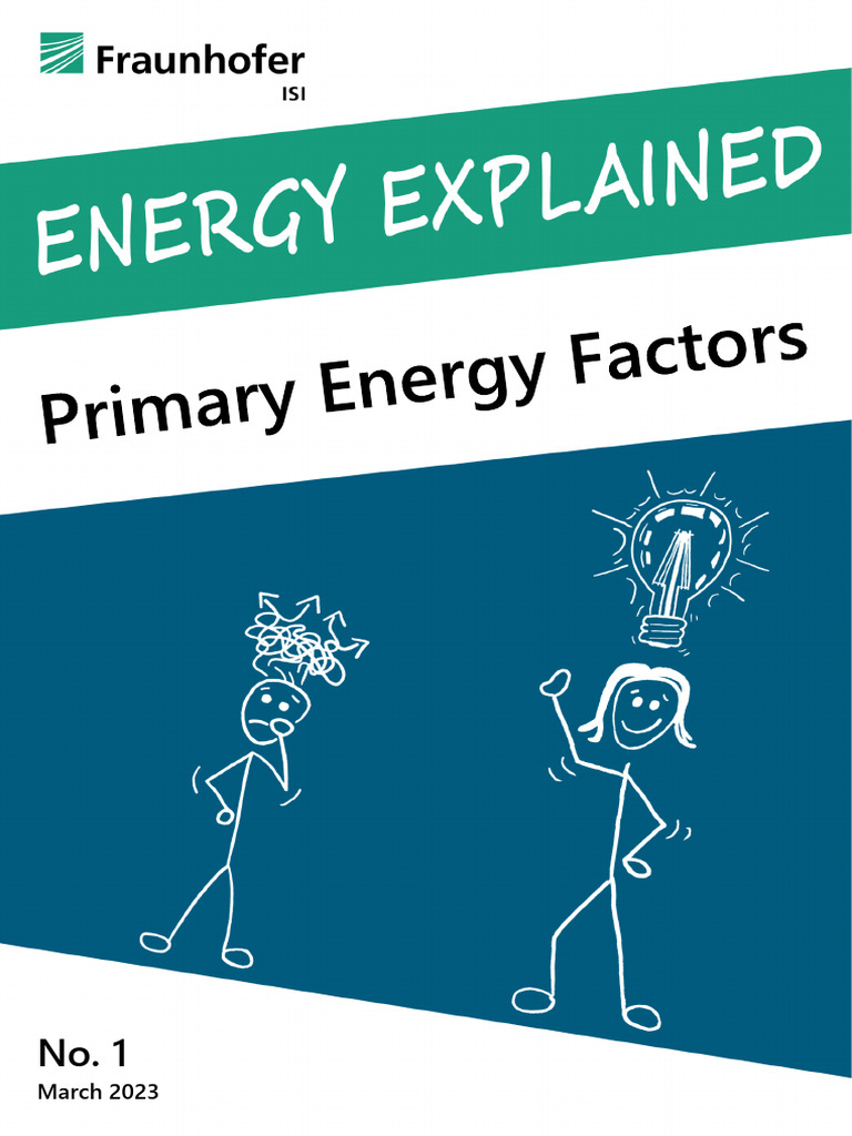 Primärenergiefaktoren (Primary Energy Factor) | PDF | Energy Storage ...