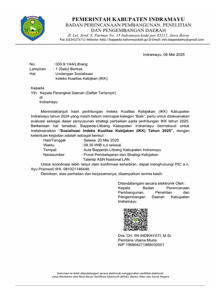 20250514093004Undangan IKK 2025 Revisi | PDF