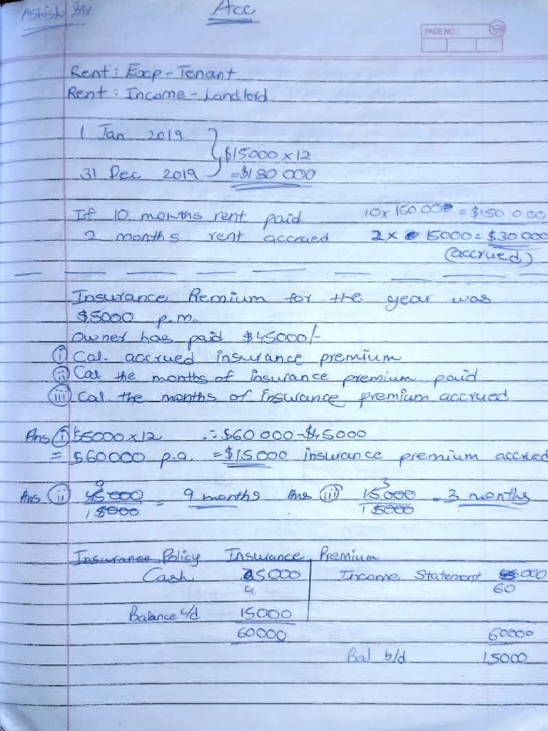 Accrued Income and Expenses Overview | PDF