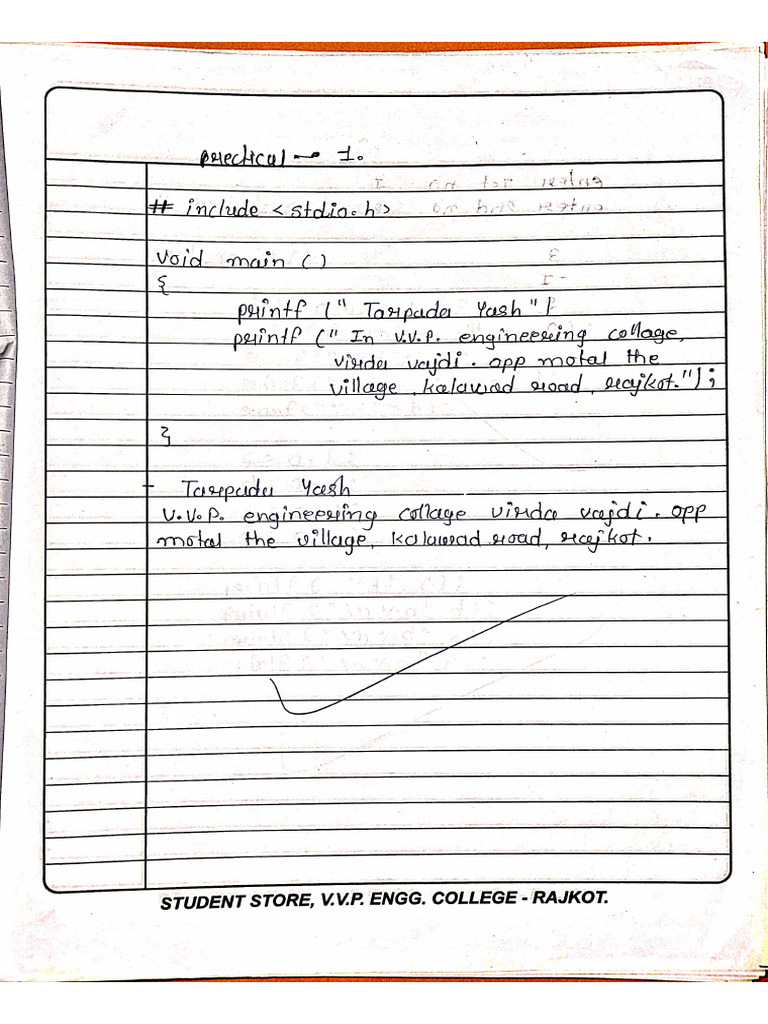 PPS Practical 1 | PDF