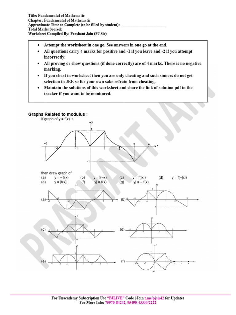 Worksheet - 4 Graphical Transformation | PDF | Mathematics | Mathematical Objects