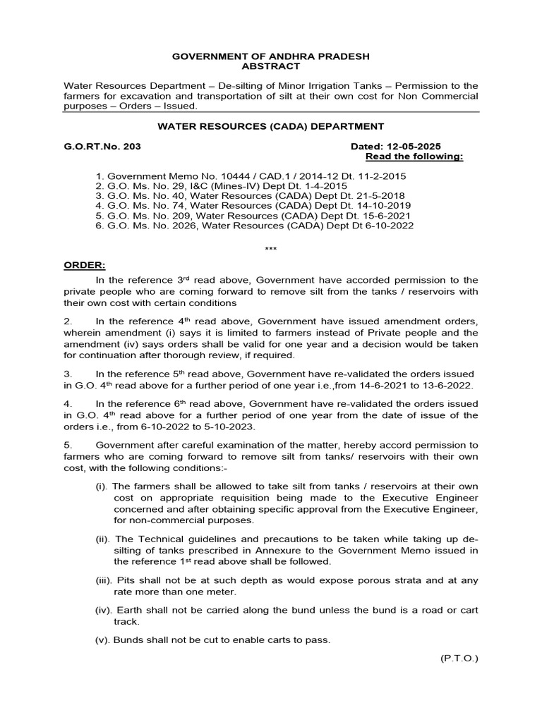 Desilt Go 203 dt.12.05.2025 TDP | PDF