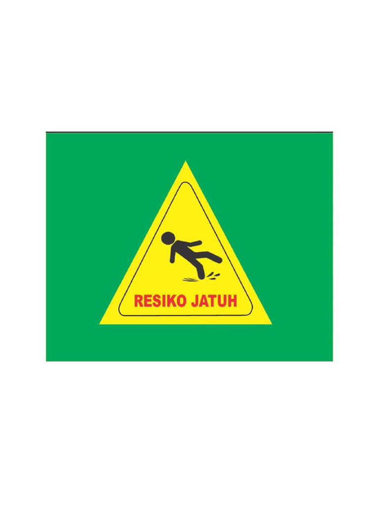 Simbol Resiko Jatuh | PDF