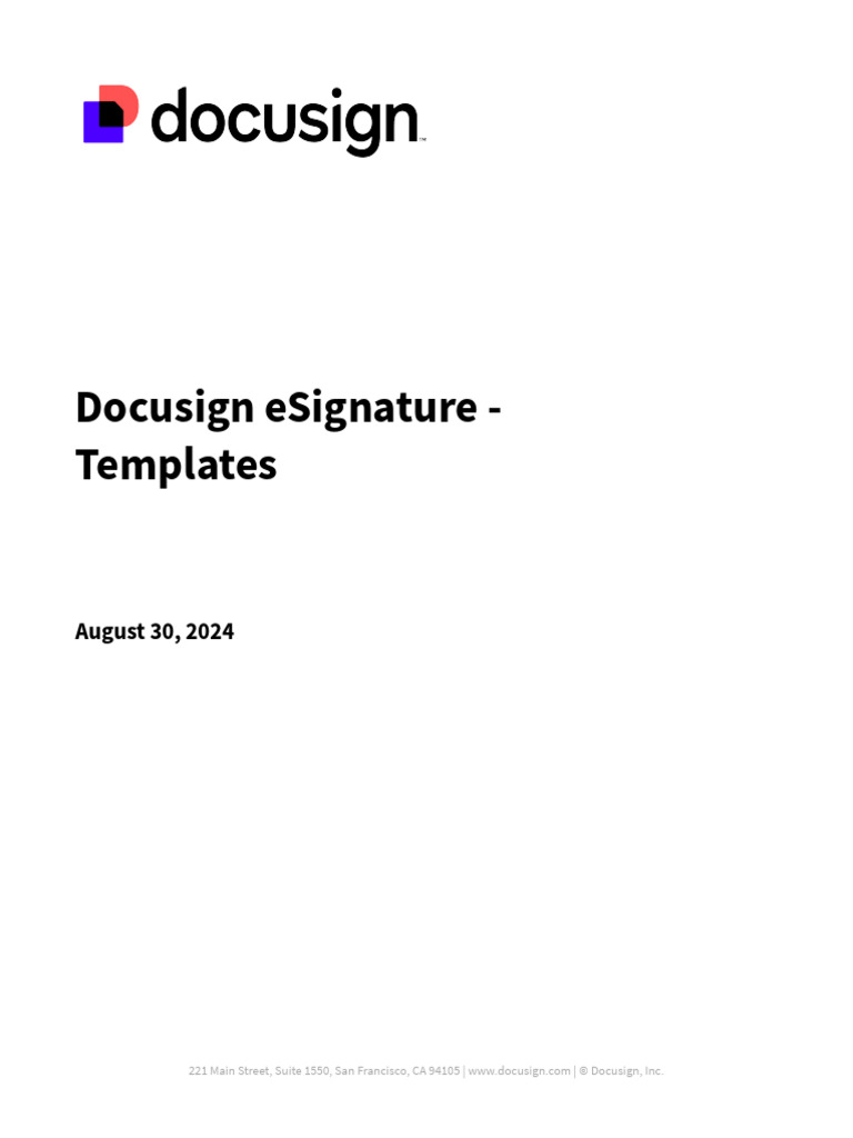 Docusign Esignature - Templates - Download Individual Pages From A ...