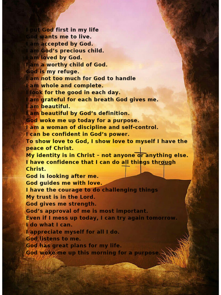 Short Faith Affirmation To Senait | PDF | Faith | Jesus