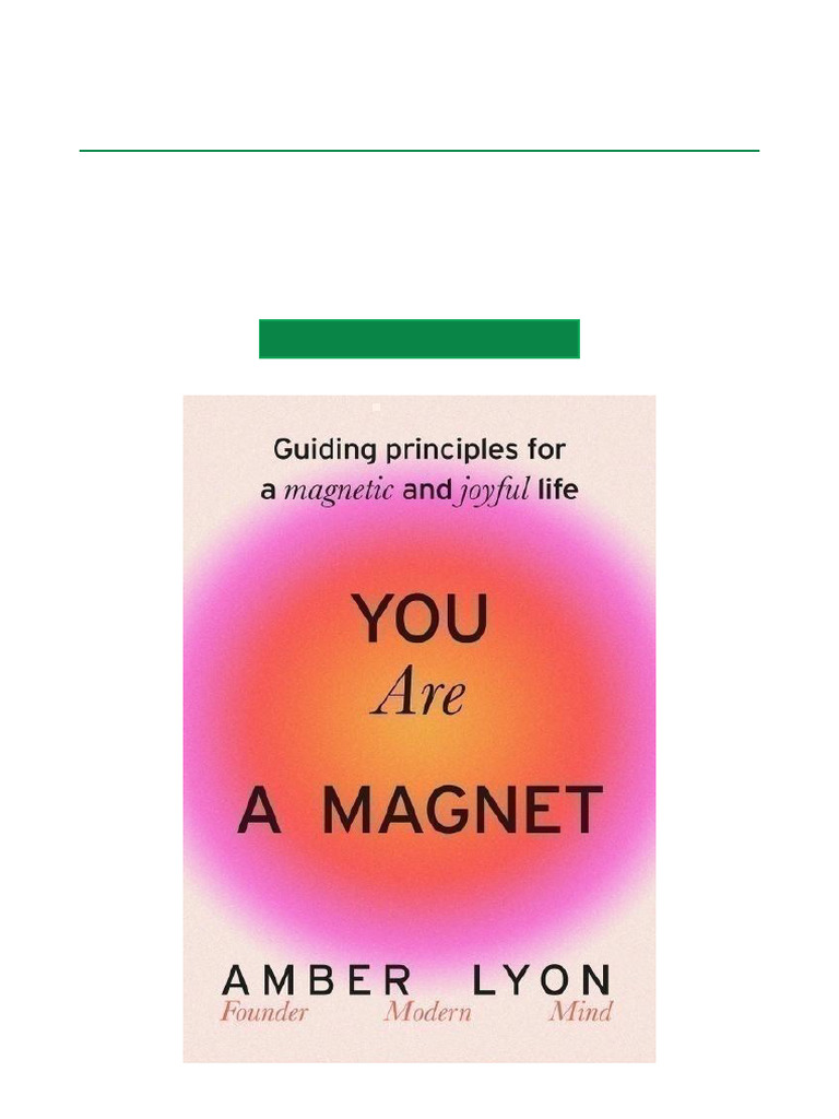 You Are a Magnet Book Download | PDF