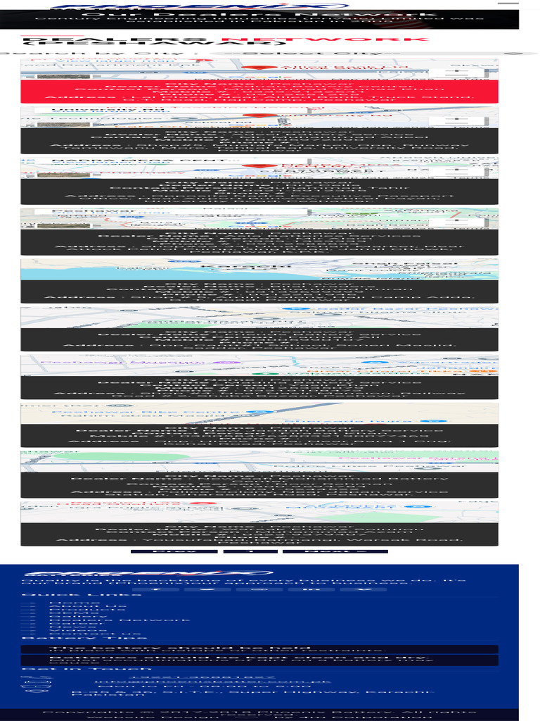 Phoenix Battery - Dealers Network (Peshawar) | PDF | Pakistan