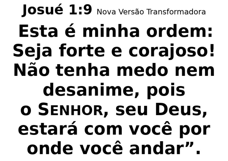 Josué 1 | PDF