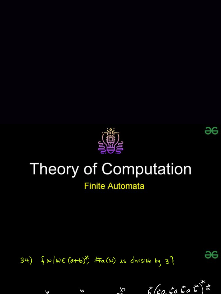 9. TOC_Finite Automata | PDF