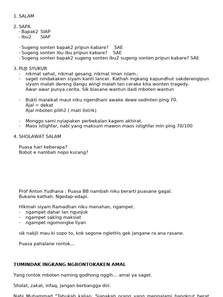 Dosa Ora Krasa | PDF