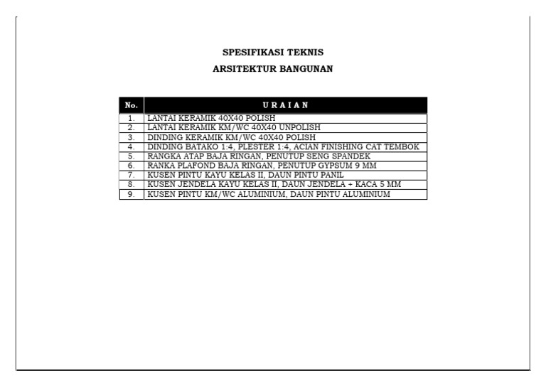 Spektek Arsitektur | PDF