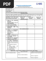 CAMS MF-Nomination Form | PDF
