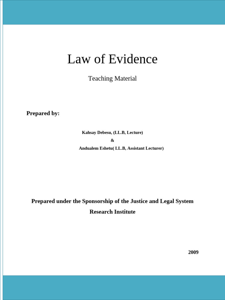 Evidence Cover | PDF