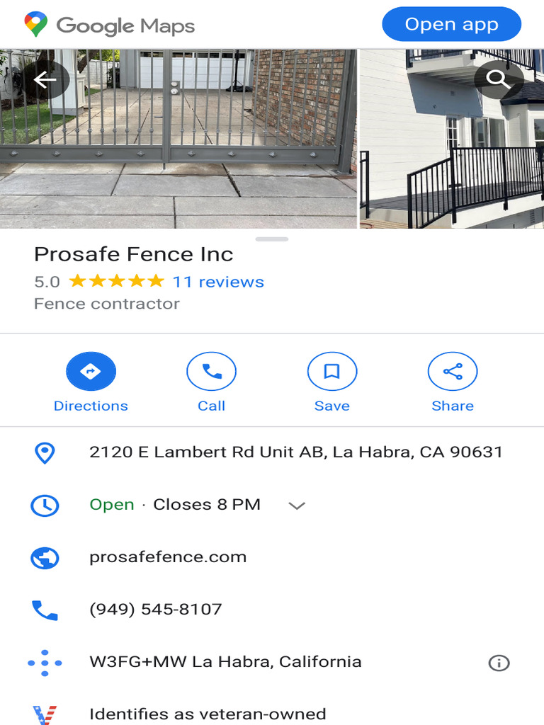 Prosafe Fence Inc - Google Maps | PDF