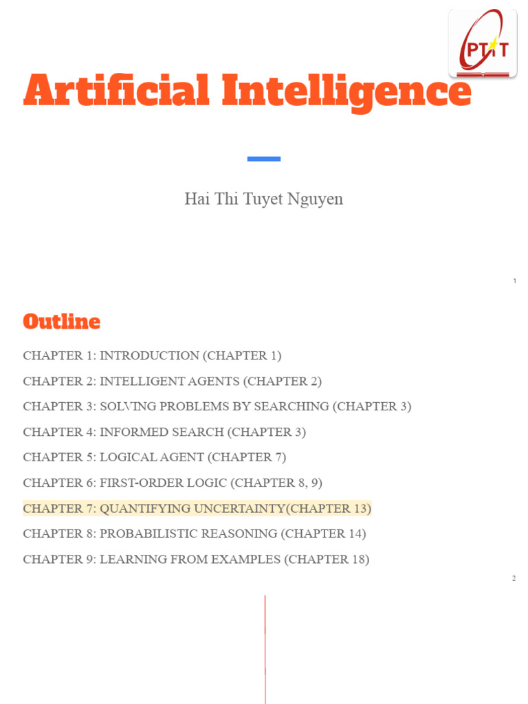 TTNT 07 Quantifying Uncertainty | PDF | Uncertainty | Probability