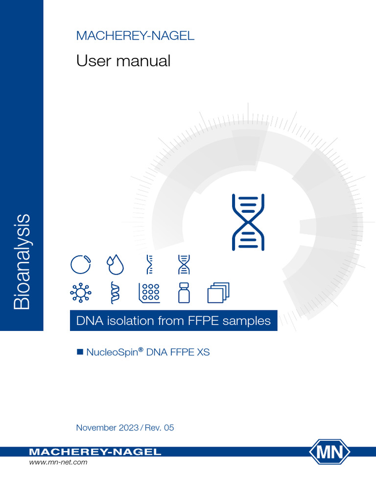 Instruction NucleoSpin DNA FFPE XS | PDF | Polymerase Chain Reaction ...