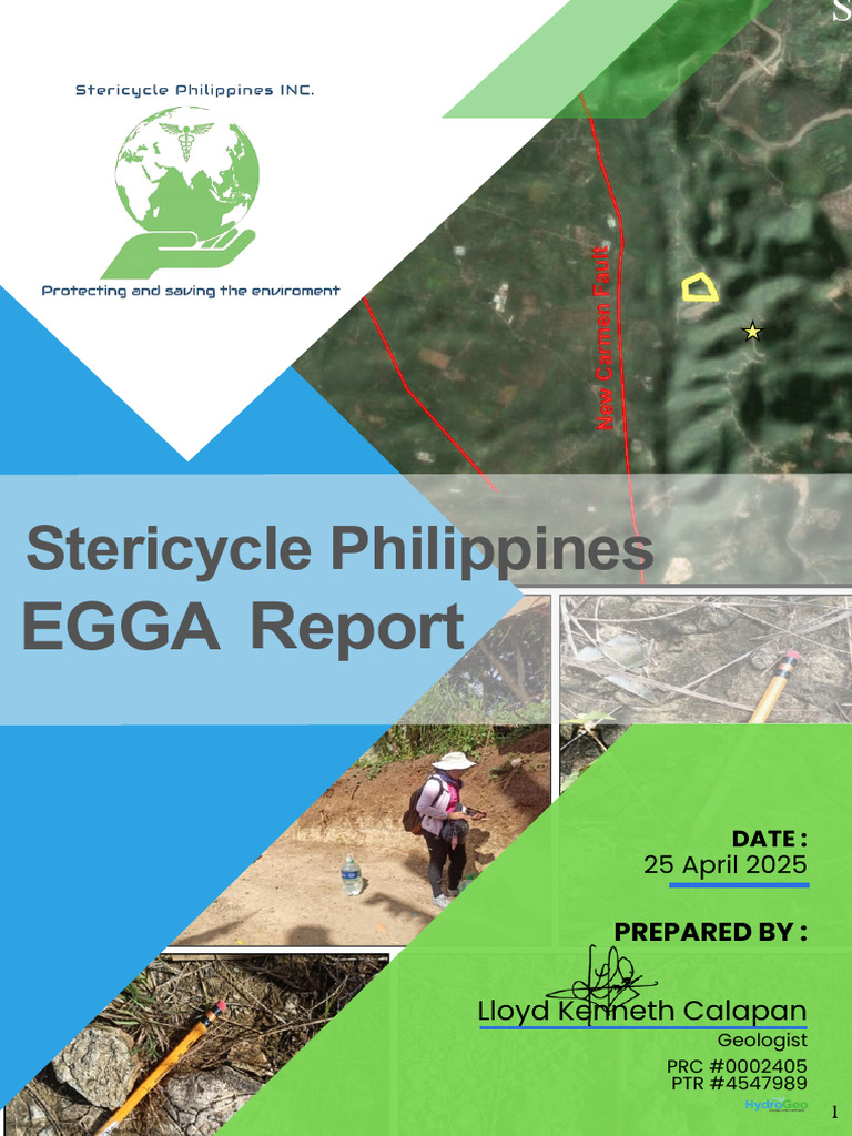 Stericycle EGGAR v1 | PDF | Erosion | Geomorphology