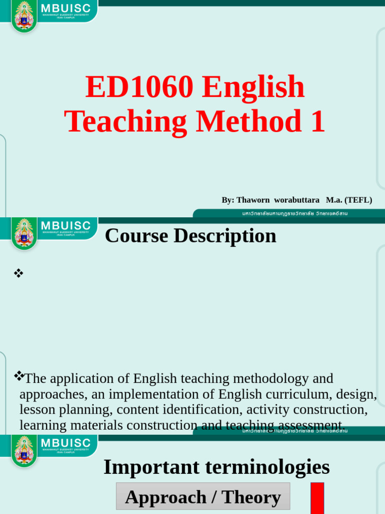 English Methodology บันทึกอัตโนมัติ | PDF | Second Language | Learning
