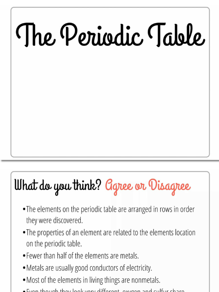 Chapter 5 Periodic Table | PDF