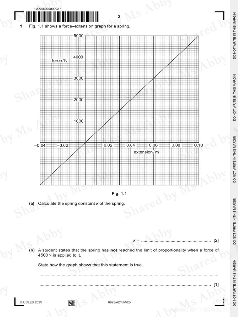 Feb 2025 Igcse Physics | PDF
