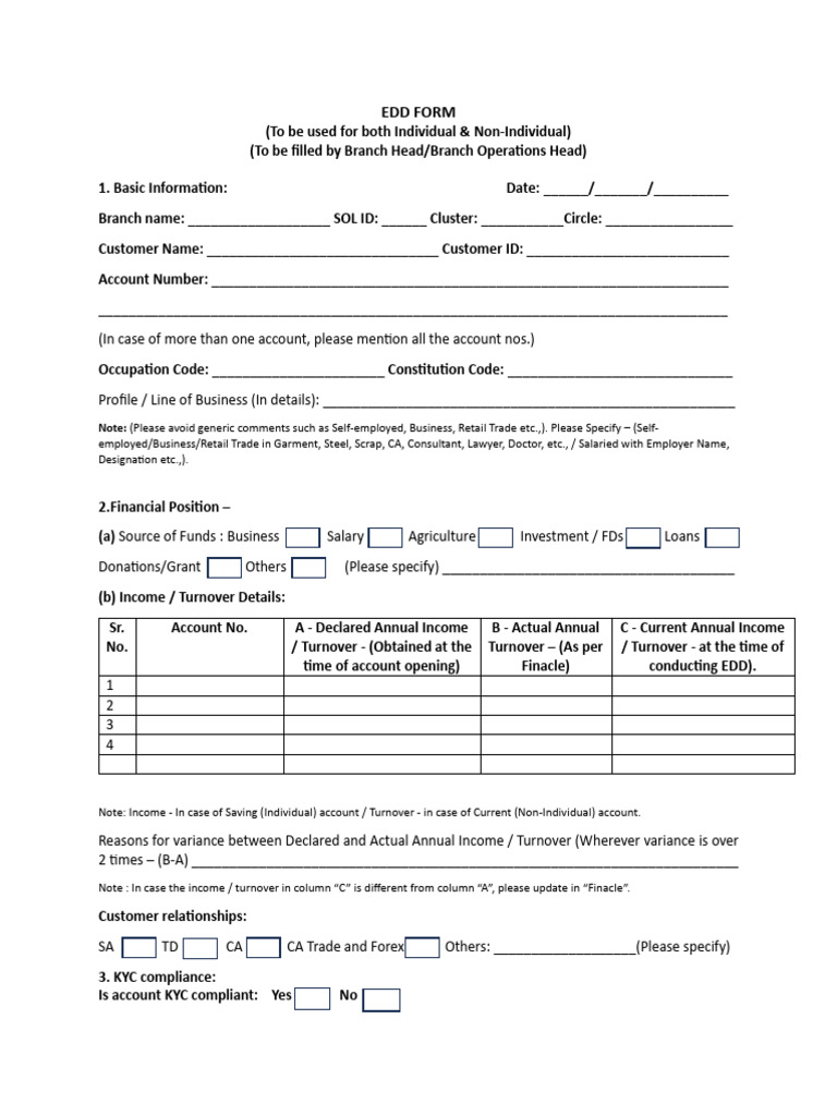 EDD Format - Revised - Oct 2024 | PDF | Business | Economies