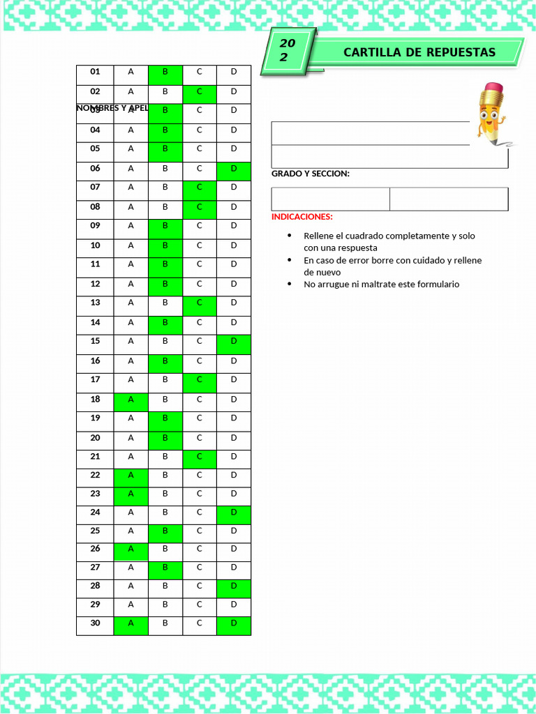 Respuestas 5° Ept Computacion | PDF