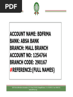 Botswana Bank Branch Codes List | PDF | Botswana | Institutional Investors