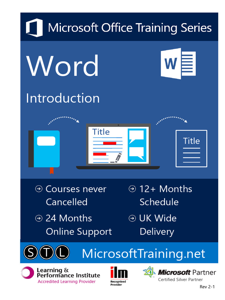 Word Introduction Rev 2-1 | PDF | Text | Software