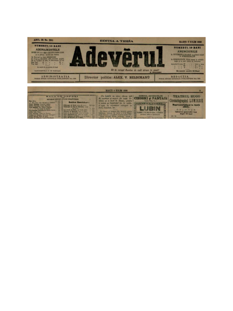 Ziarul Adevarul | PDF