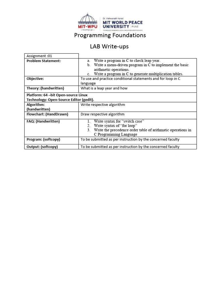 C Programming Assignments Overview | PDF | Computer Program | Programming