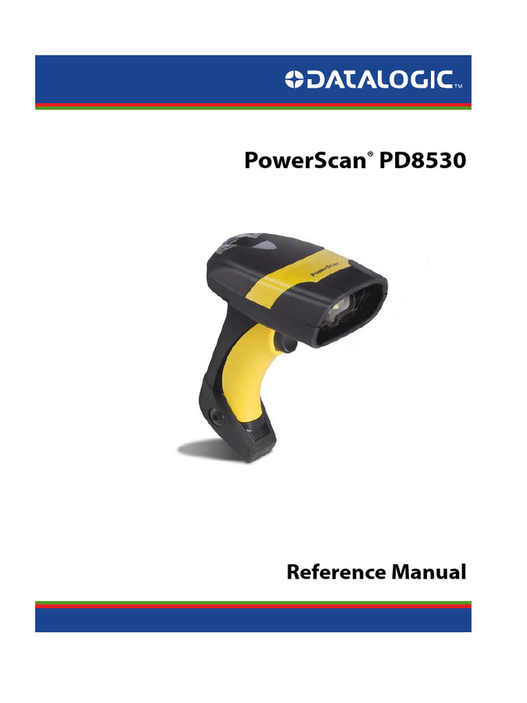 PowerScan PD8530 Reference Manual | PDF | Barcode | Usb