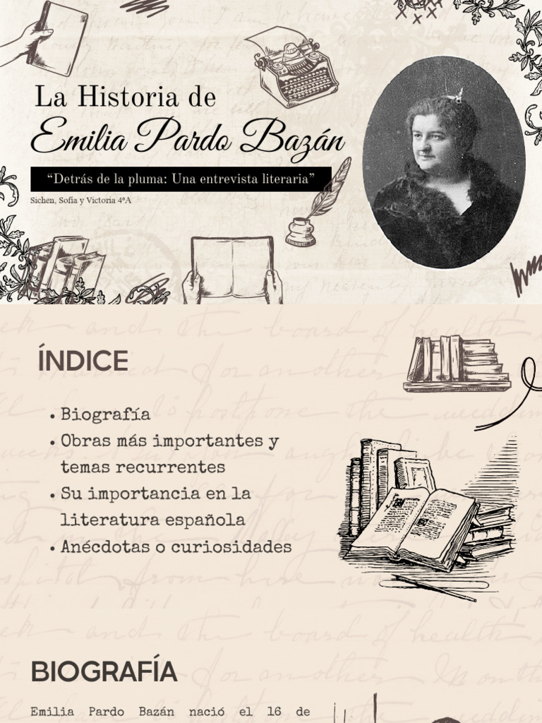 Emilia Pardo Bazán - 20250315 - 162154 - 0000 | PDF | Escritura