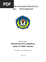 MAKALAH Musaqah, Muza'Ah, Dan Mukharabah | PDF