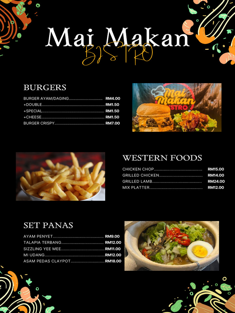 MMB NEW MENU DRAFT (2) | PDF | East Asian Cuisine | Indonesian Cuisine